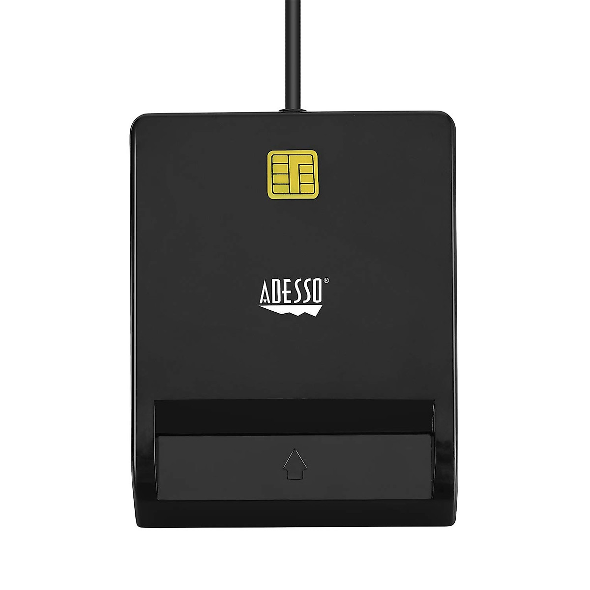 Adesso SCR-100 Smart ID Credit Card Reader,Black