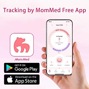 MomMed Ovulation Test Strips, 50 LH Ovulation Predictor Kit with 50 Collection Cups, Accurately Track Ovulation Test, High Sensitivity Result for Women Home Testing