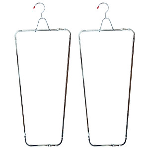 Trenton Gifts Pants Stretcher | Set of 2 | Wrinkle Free Pants Silver