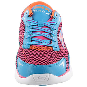 Skechers Womens' GOrun Sonic 2 Running Shoes Blue/Hot Pink