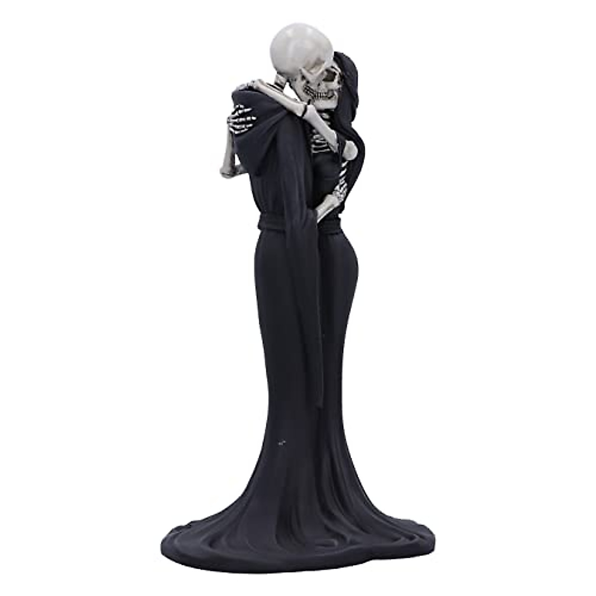 Nemesis Now Eternal Kiss 24cm, Resin, Gothic Wedding Giftware, Skeleton Kiss Figurine, Cast in The Finest Resin, Hand-Painted,Black and White