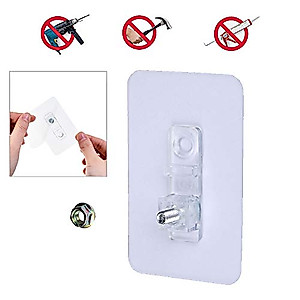 LAIGOO Adhesive Floating Shelves Non-Drilling, Set of 3, Display Picture Ledge Shelf U Bathroom Shelf Organizer for Home/Wall Decor/Kitchen/Bathroom Storage(S+M+L)