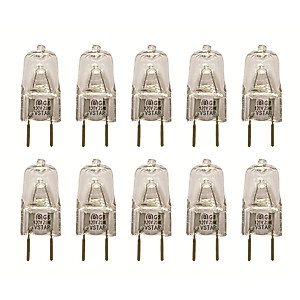 Vstar® G8 120V 25W 3000K Halogen Light Bulbs,G8 Electric Lamps(10 Pcs)