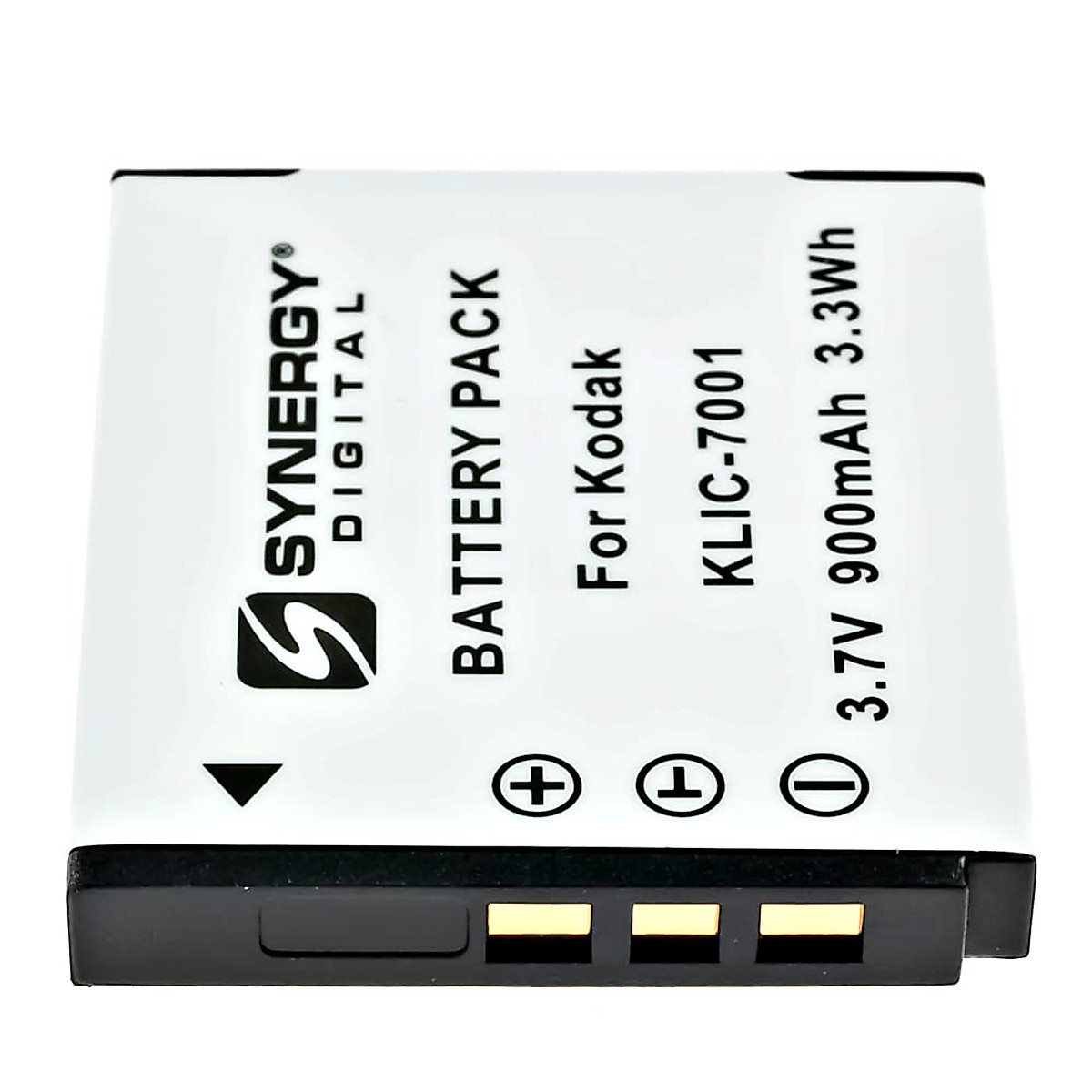 Synergy Digital Camera Battery, Compatible with Kodak KLIC-7001 Battery (Li-Ion, 3.7V 900 mAh) - Ultra Hi-Capacity Battery
