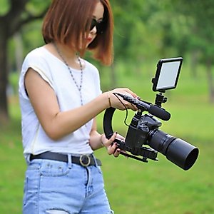 Hemobllo 1pc U-Shaped Dv Portable C-Frame Gimbal Stabilizer for Camera Handheld Gimbal Stabilizer Camera Stabilizer Camera Camcorder Stabilizer Non-Slip Sponge Sports Camera Stand