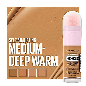 Maybelline New York Instant Age Rewind Instant Perfector 4-In-1 Glow Makeup, Medium/Deep Warm