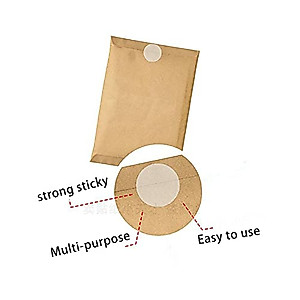 2Rolls/1000Pcs Clear Retail Package Envelope Seals 1 Inch Round Circle Wafer Seal Sticker Labels for Envelopes Box and Gift Packaging
