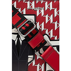 Karl Lagerfeld Paris Maybelle Satchel Crimson Combo One Size