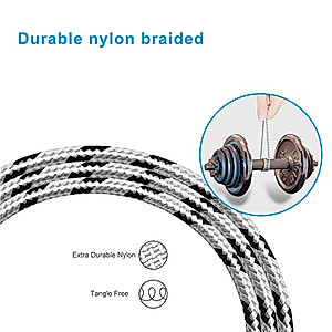 3Pack 1ft Multi Charging Cable Short Multi Charger Cable 3A Fast Charge USB Multi Cable 3 in 1 Universal Charging Cord Nylon Braided 3-1 Multiple Connectors for Cell Phones and More(Silver)