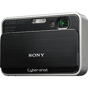 Sony Cybershot DSC-T2 8MP Digital Camera with 3x Optical Zoom (Black)