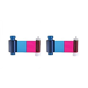 Bodno 2 x Magicard Pronto 100 Printer MD100YMCKO Color Ribbon - YMCKO - 100 Prints Software Demo Card