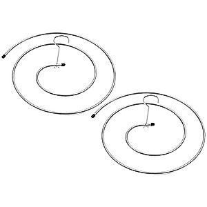 Healifty 2Pcs Clothes Drying Rack Spiral Rotatable and Space Saving Storage Hanger Drying Rack Laundry Hanger for Bed Sheet Blanket Bath Towel