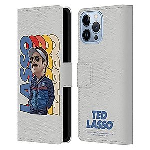 Head Case Designs Officially Licensed Ted Lasso Lasso Season 3 Bobbleheads Leather Book Wallet Case Cover Compatible with Apple iPhone 13 Pro Max