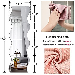 Full body Wall Mirrors, 4pcs 12x12 Removable Acrylic Plexiglass Wall-Mounted Frameless Mirror Wardrobe Full BodyLarge Long Mirror Home Workout Gym Mirror for Walls Dorm Floor Tile Self Adhesive