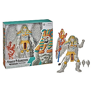 Power Rangers Lightning Collection Monsters Mighty Morphin King Sphinx 8-Inch Premium Collectible Action Figure Toy with Accessories