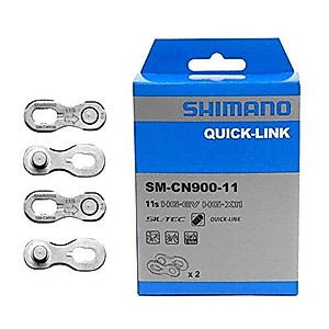 Shimano 11 Speed Quick-Link Connector SM-CN900 Silver 2 Pairs in Box