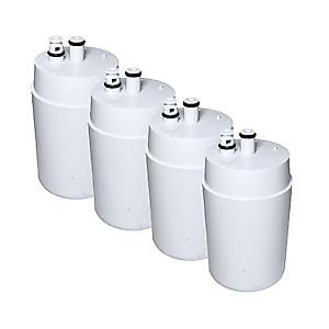 Nispira Water Filter Replacement For Brita Basic Complete Faucet Filtration Systems 36311 36312 FR-200 FF-100 | Removes Chlorine, Lead, Odor, Color | 100 Gallon | Pack of 4