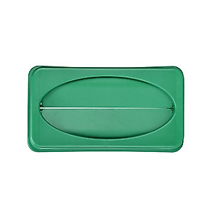 Alpine 23 Gallon Slim Trash/Recycling BIN Swing LID Green