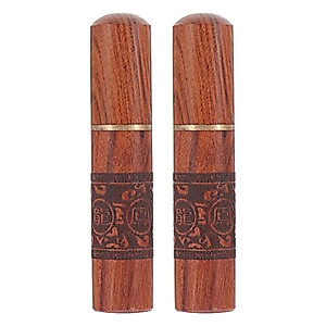Wooden Needle Case Needle Tubes: Wood Sewing Needles Holder Container Storage Case 2pcs Toothpick Storage Box for Sewing Supplies Storage