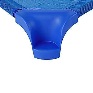 Sprogs Deluxe Heavy-Duty Childrens Standard 52"L Stackable Daycare Cot with Easy Lift Corners Cots for Preschool Kids Sleeping, Resting, and Naptime, SPG-16138-AS, Blue, Green, Red, Yellow (Pack of 4)