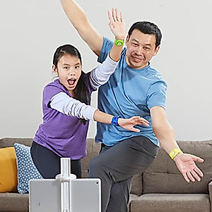 Hasbro Gaming Twister Air Game | AR App Play Game with Wrist and Ankle Bands | Links to Smart Devices | Active Party Games for Kids and Adults | Ages 8+ | for 1+ Players | F8158