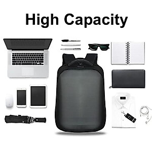 Led Backpack with Programmable & Full Color Screen, Birthday Gift for Men/Women,Travel Backpack, Laptop Backpack bag 15.6 Inch (Black) bluetooth,wifi