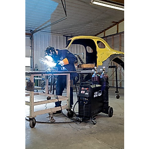 Eastwood Elite 200 Amp Multi-Process AC/DC MP200i Welder | TIG Welder High Frequency Start and Foot Pedal | Welding Machine with MIG Stick Welder | 120V OR 240V Dual Voltage | Tig Welder AC/DC | Black