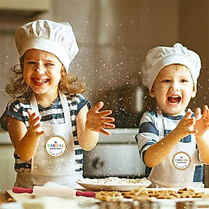 Mini Rolling 7.5 Inch (Pack of 12) Rolling Pin for Play Dough - Wood Kids Rolling Pin For Little Bakers, With Red Handles Arts and Crafts Clay Roller, 7.5" (12-Pack)