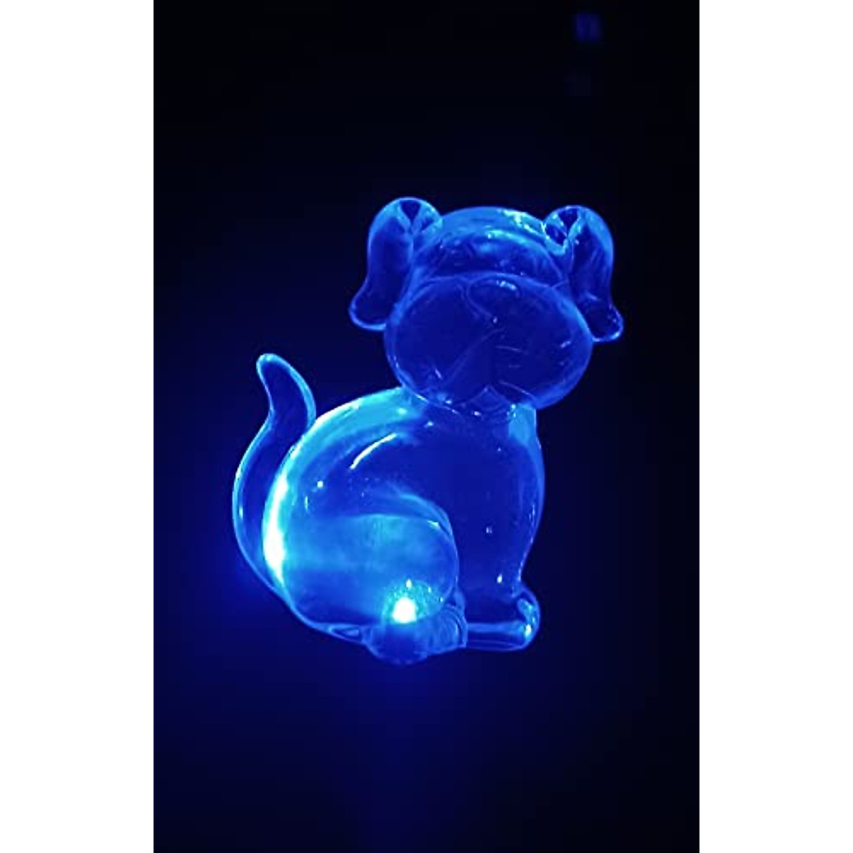 Starry Illuminate 2 PCS Solar Color Changing Cat Kitty Style Garden Stake Light