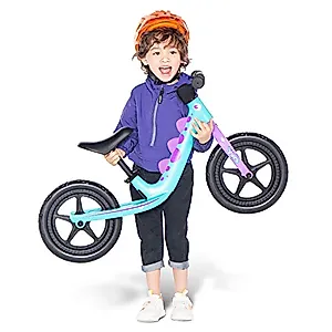 Royalbaby RAWR Kids Balance Bike for Toddlers Boys Girls, 12 Inch Wheels Lightweight Magnesium Frame, 2 to 4 Years Children Training Bicycle Teal