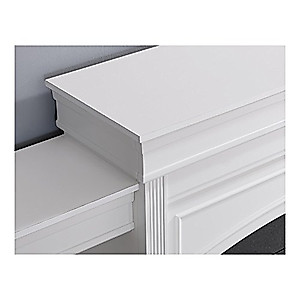 Ameriwood Home Lamont Mantel Fireplace, White