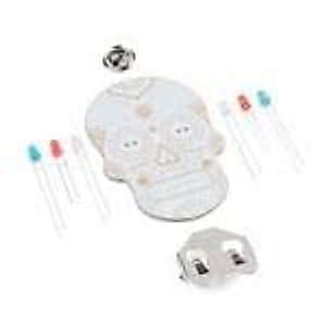 OEM SparkFun Electronics KIT-14636, Day of The Geek - Soldering Badge Kit (White) (10 Items)