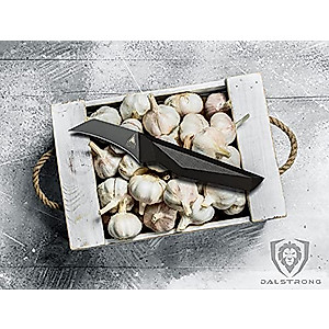 Dalstrong Bird's Beak Paring Knife - 2.75 inch- Shadow Black Series - Black Titanium Nitride Coated - High Carbon - 7CR17MOV-X Vacuum Treated Steel Cooking Kitchen Chef Knife - Sheath - NSF Certified