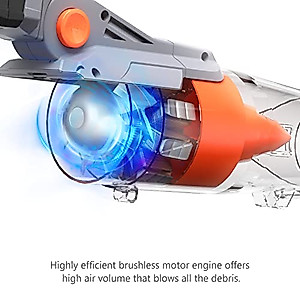 Ukoke 20V (120 MPH 458 CFM) Cordless Leaf Blower- 2.0 Ah Brushless Leaf Blower Lithium Battery and Charger Included, for Blowing Snow Debris, Leaves, and Dust