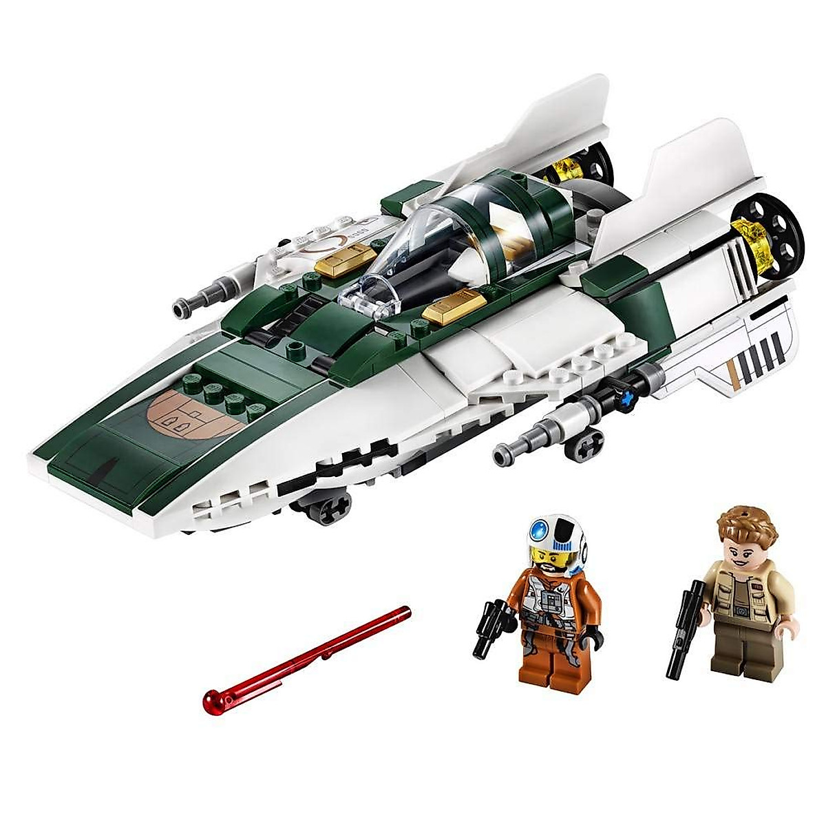 LEGO Star Wars: The Rise of Skywalker Resistance A Wing Starfighter 75248 Advanced Collectible Starship Model Building Kit (269 Pieces)