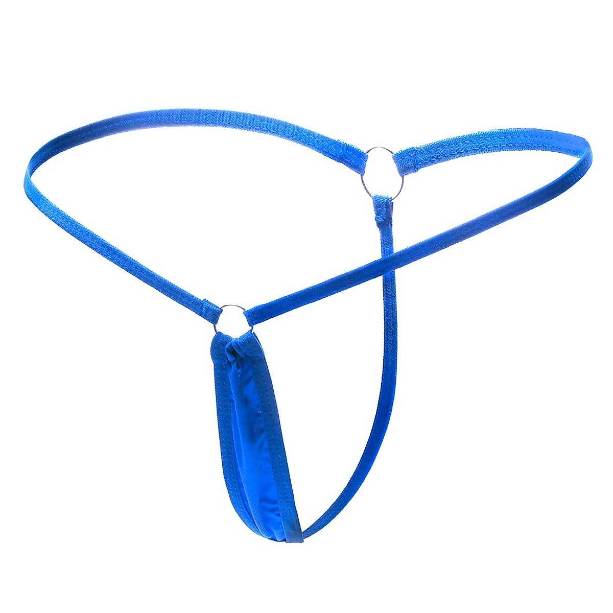 ETAOLINE Women's Low Rise Sexy Underwear Y-Back G-string Lingerie Thong Panty Royalblue