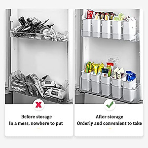 Multifunctional Storage Box Refrigerator Side Door Storage Box Food Sorting Box Cool Kitchen Stuff (White, One Size)