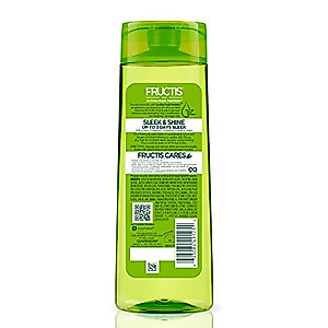 Garnier Fructis Sleek and Shine Shampoo for Frizzy Hair, 12.5 Ounce