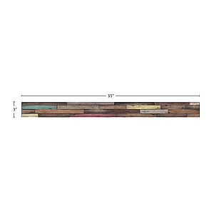 Teacher Created Resources Reclaimed Wood Straight Border Trim (TCR8838)
