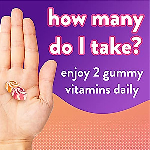 vitafusion Chewable Calcium Gummy Vitamins for Bone and Teeth Support, Fruit and Cream Flavored, America’s Number 1 Gummy Vitamin Brand, 50 Day Supply, 100 Count