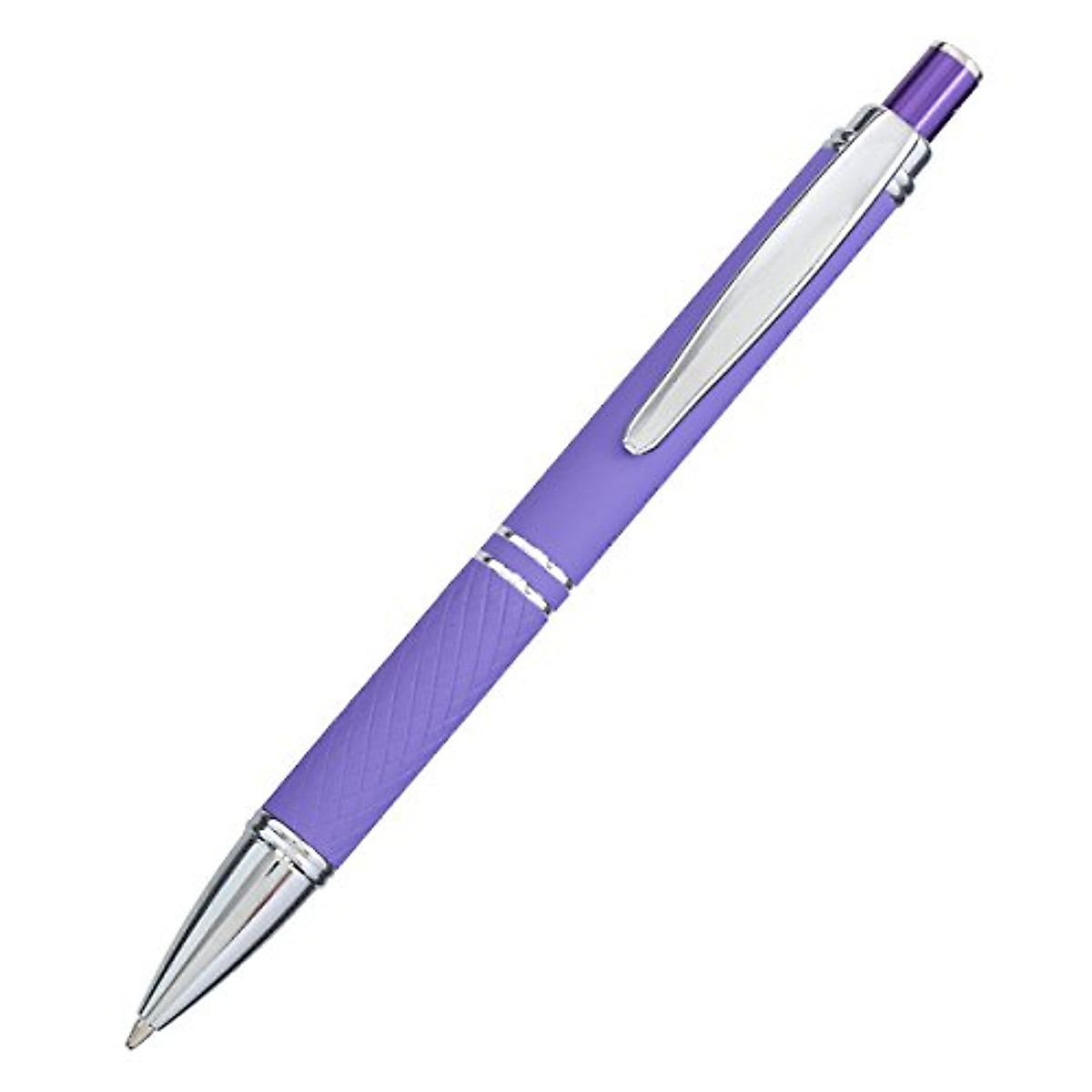 Be Still and Know Purple Stylish Classic Pen in Matching Gift Case - Psalm 46:10 Bible Verse Refillable Retractable Medium Ballpoint Pen for Journal Planner Writing Note Taking Calendar Agenda