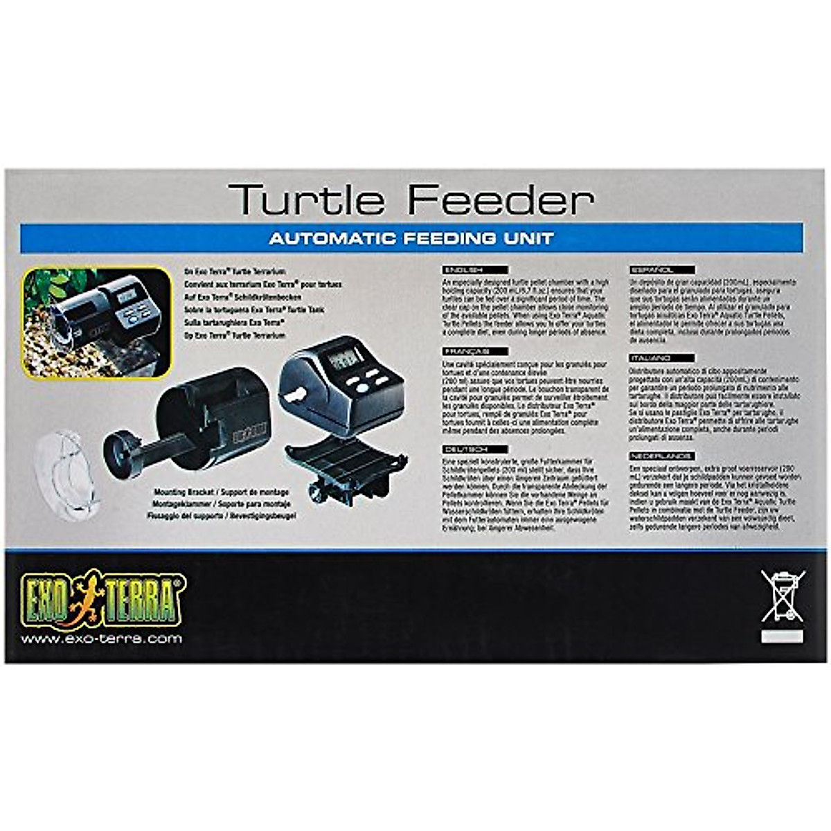 Exo Terra Turtle Automatic Feeder for Amphibians