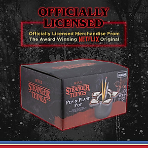 Paladone Stranger Things Demogorgon Ceramic Planter or Pen Holder | Officially Licensed Stranger Things Merchandise and Desk Decor