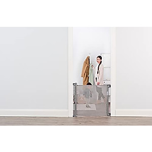 Regalo Retractable Baby Gate, Expands up to 50" Wide, Includes Wall Mounts