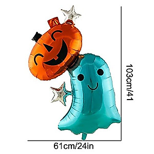 Halloween Decorations Indoor Halloween Decorations Halloween Balloons Party Decoration Supplies - 5PCS Halloween Mylar Foil Pumpkins Balloons for Halloween Party Decorations Boxing Day