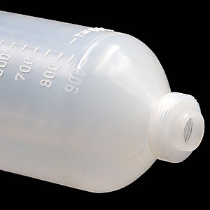 Calf Milk Feeder Bottle with Nipple Sheep Lamb Bottle Holder 1 Quart Screw Set Milking Feeding Replacement