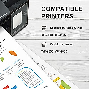 BENETONER 212XL Remanufactured Ink Cartridge Replacement for Epson 212 212XL Combo Pack Work with Expression Home XP-4100 XP-4105 Workforce WF-2850 WF-2830 (Black, 2-Pack)
