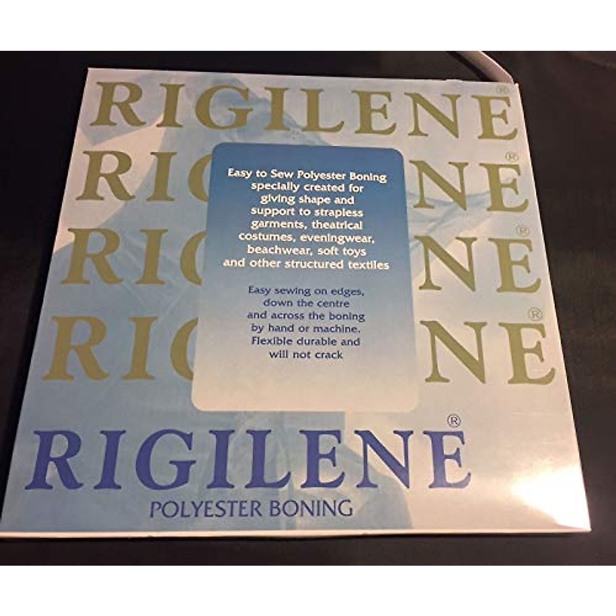 5 Yards Rigilene Polyester Boning For Nursing-corsets-hoop Skirts-1/2 Inch White