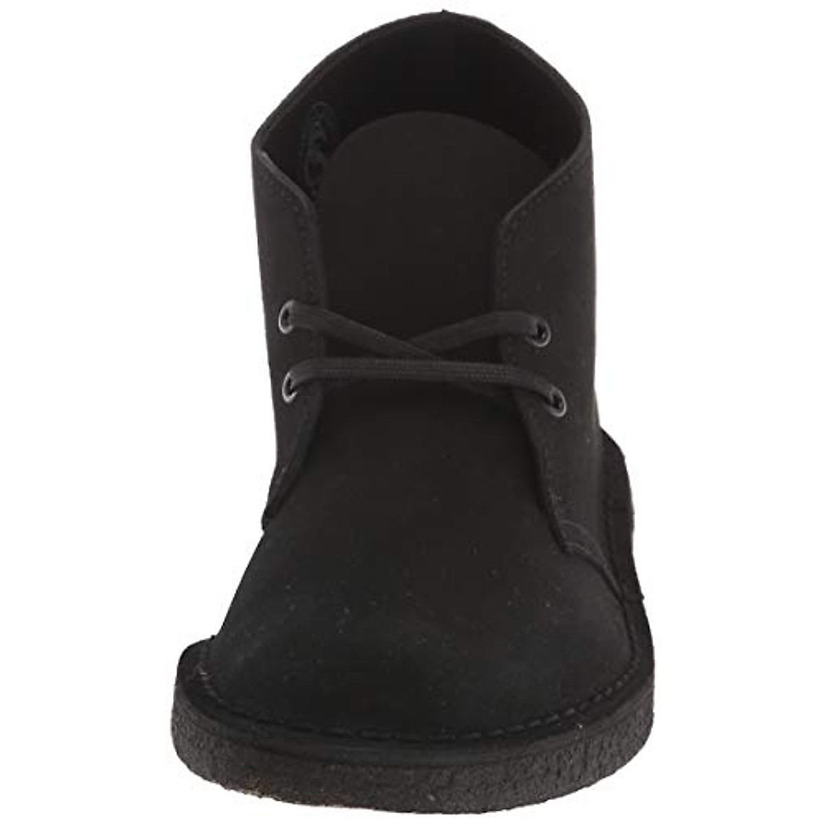 Clarks Men's Desert Chukka Boot, Black Suede 1, 8