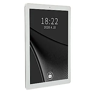 Tablet 3G 5G WiFi Network for 11 Silver 3GB RAM 64GB ROM Dual Cards Dual Standby 10 Inch Tablet HD IPS Screen School Work (US Plug)
